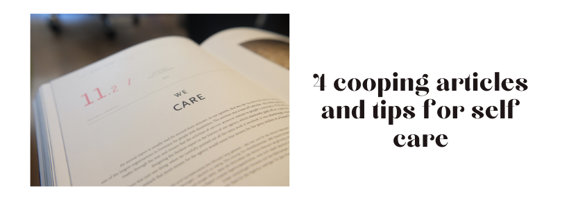 4 cooping articles and tips for self care